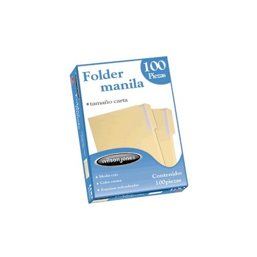 FOLDER CARTA OFFICE DEPOT MANILA CON 5 PIEZAS